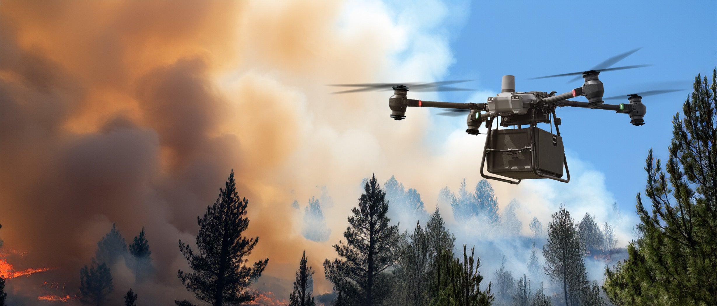 The Role of Drone Delivery in Wildland Firefighting – Candrone